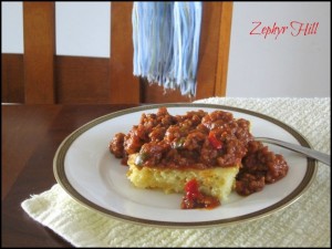 Tex Mex Cornbread and Beef Recipe