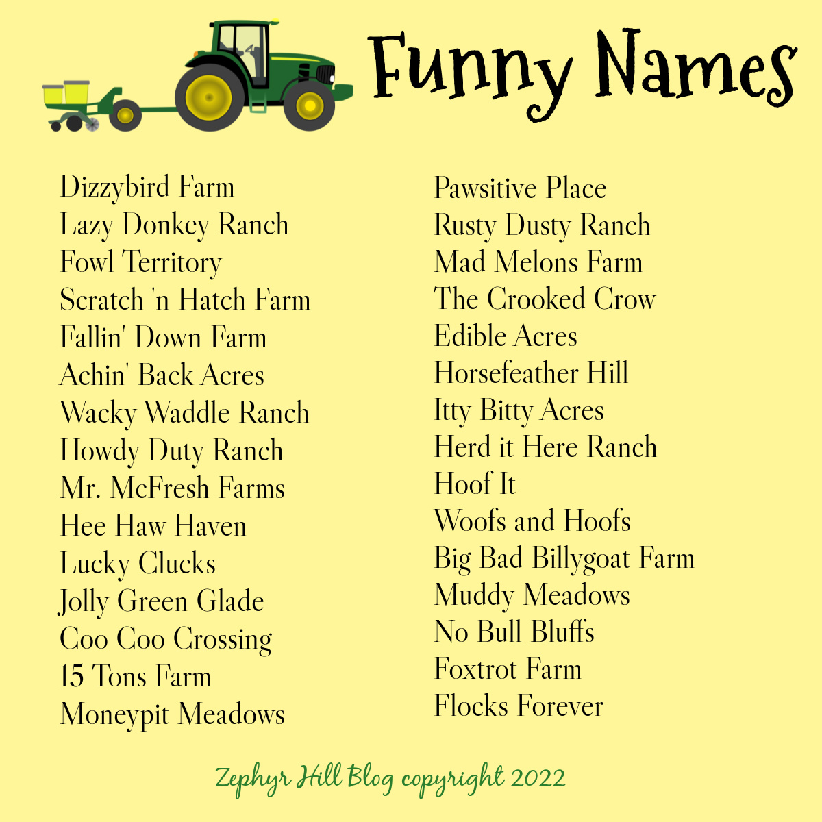 How To Name Your Farm Or Ranch How To Name Your Farm Or Ranch